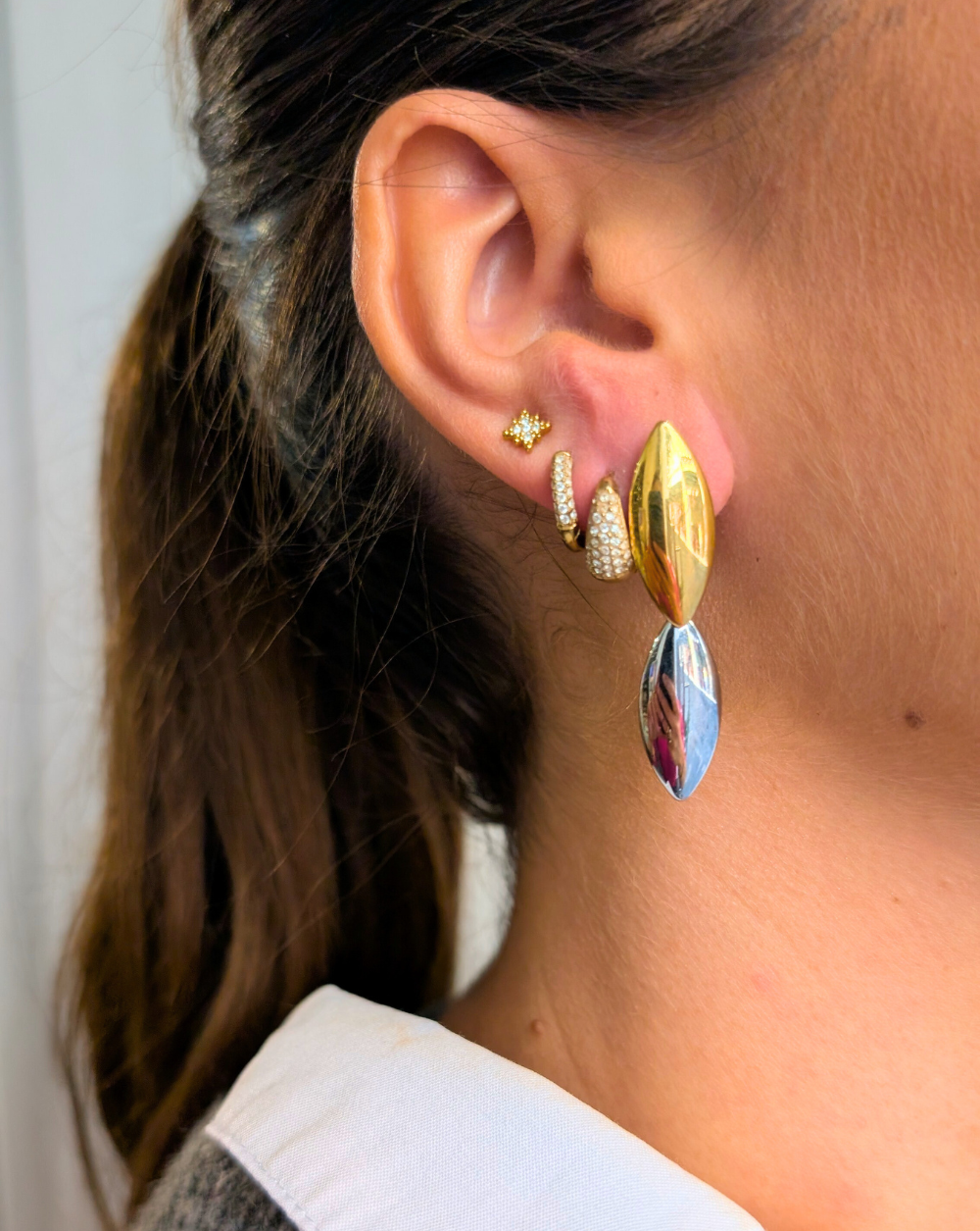 Viseči uhani DUO LEAF | Patrizia